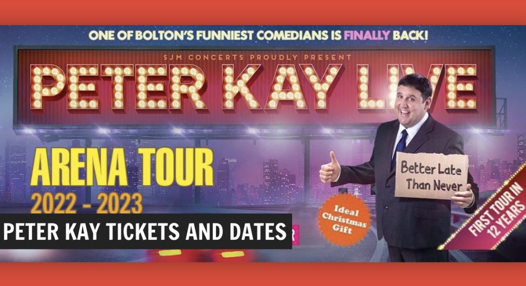 Peter Kay returns to stand up comedy - Artspod