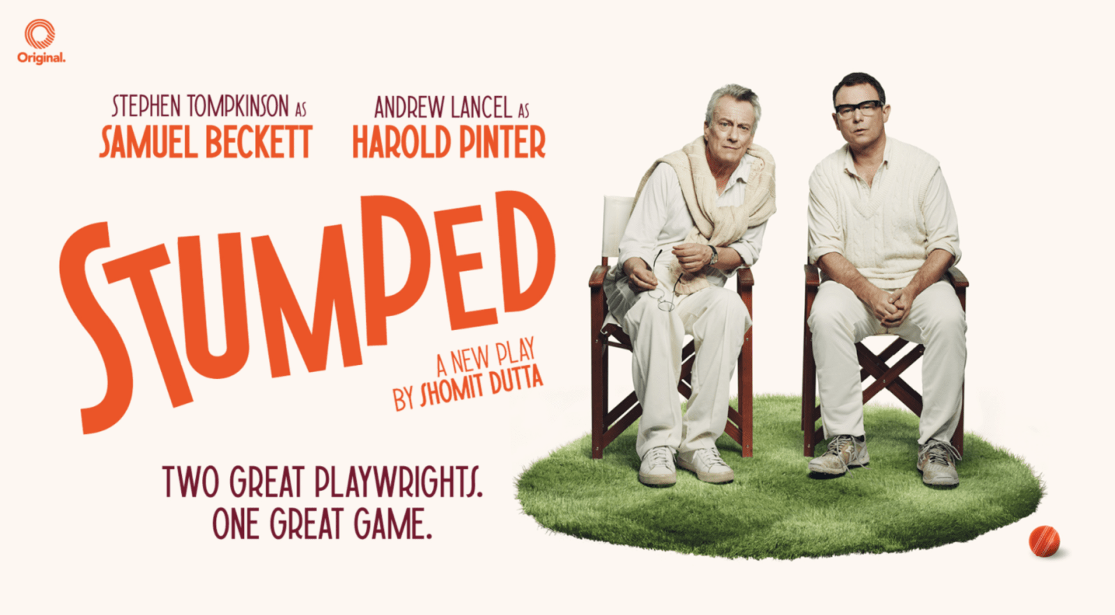 Stumped: A game of cricket. Two of the greatest playwrights. And maybe ...